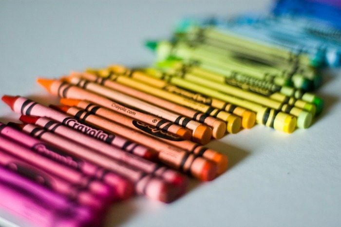 rainbow crayola crayons - Dash of Wellness